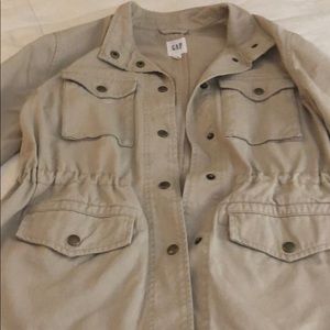 GAP | Jackets & Coats | Womens Gap Beige Utility Jacket | Poshmark